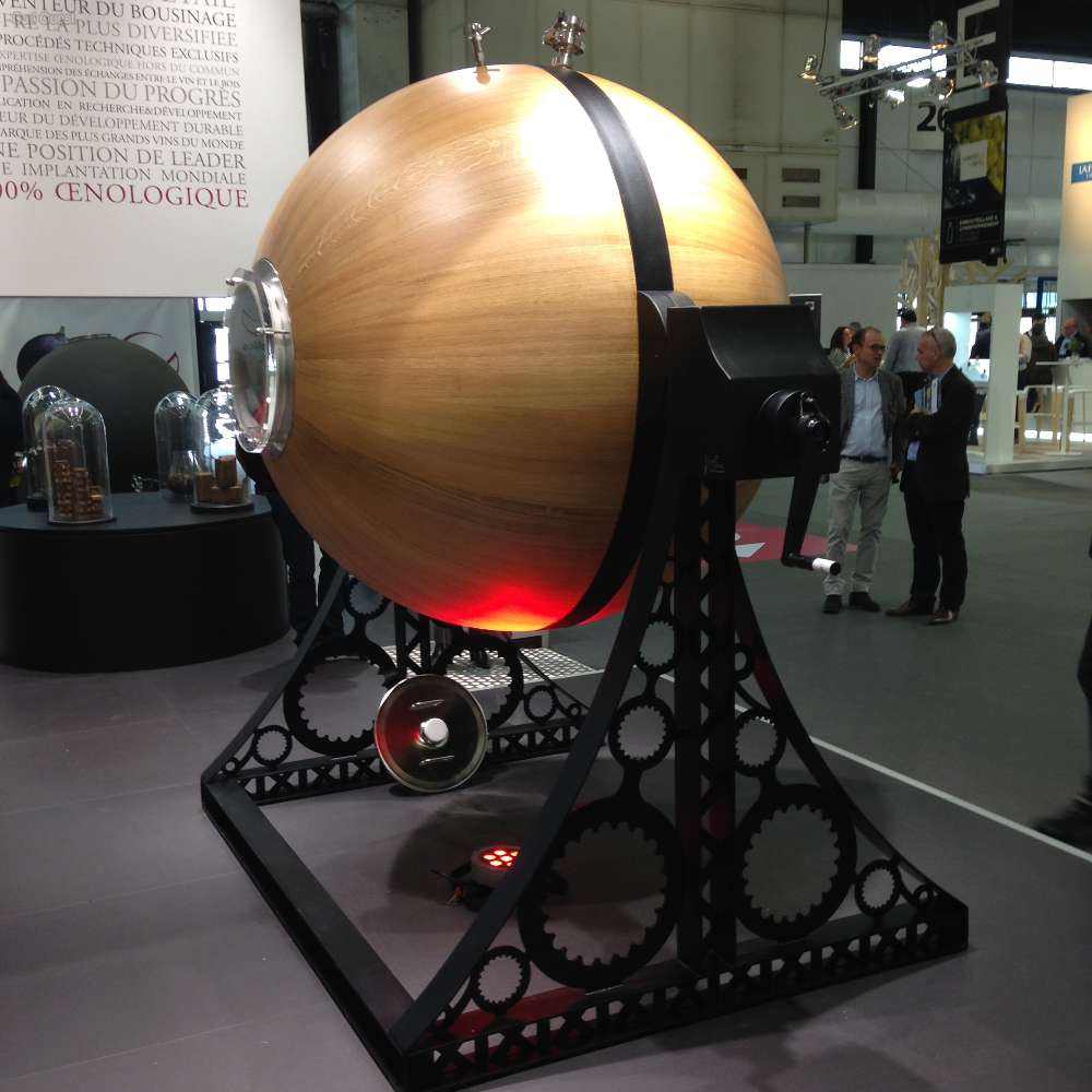 Ever Heard of a Wooden Sphere Wine Barrel? - Betty's Wine Musings
